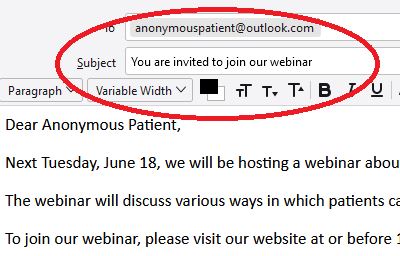 Does an Email Subject Line have to be HIPAA Compliant? - The HIPAA Guide